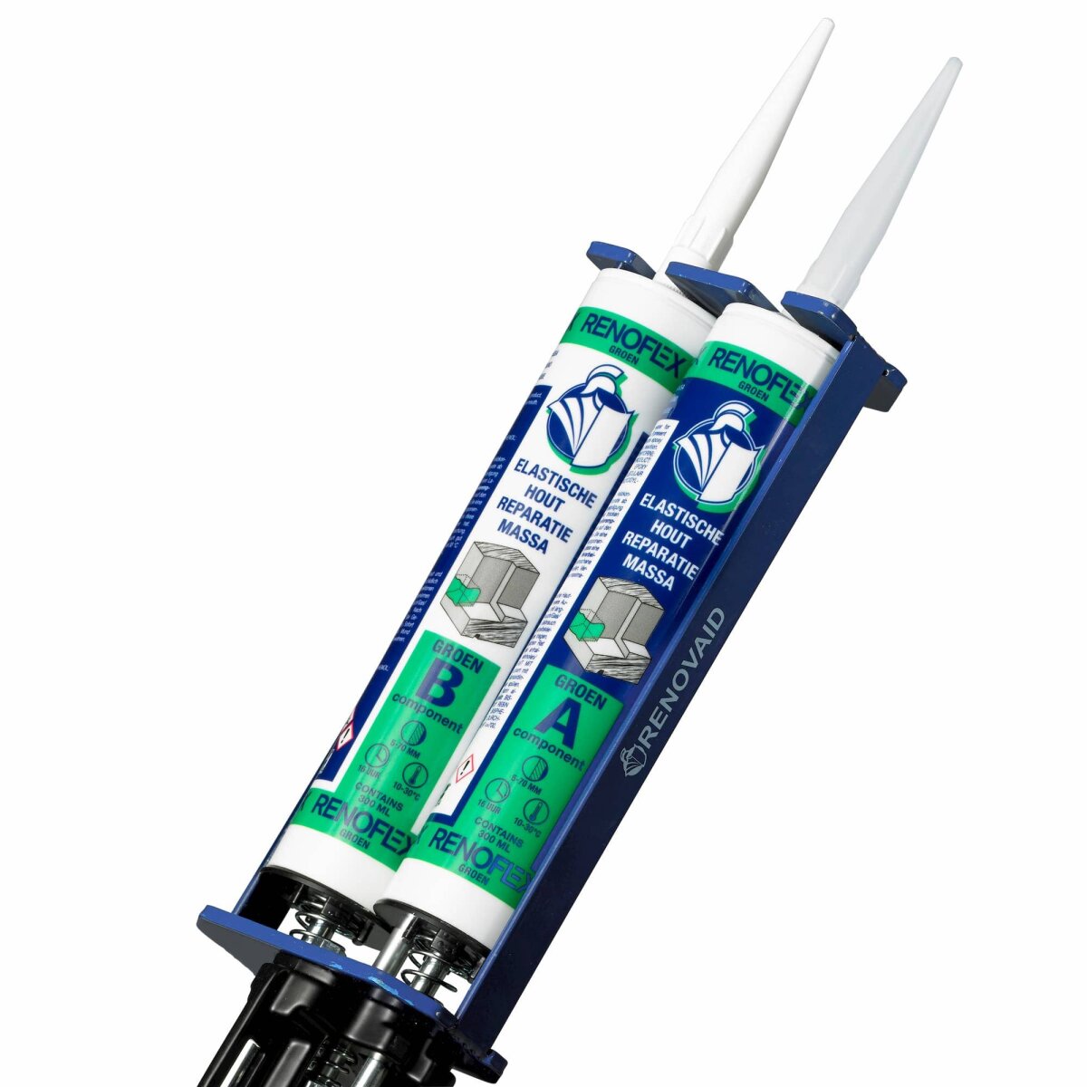 RENOFLEX Grün: Epoxidharz-Holzersatzmasse gegen Holzfäule